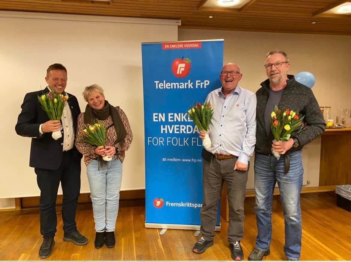 Dette går Midt-Telemark FrP til valg på | Fremskrittspartiet - FrP